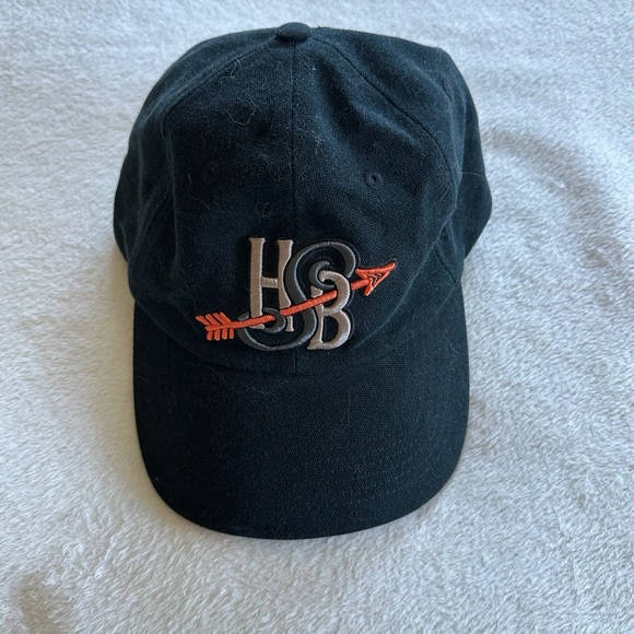 HB | Accessories | Black Hb Logo Baseball Cap | Poshmark